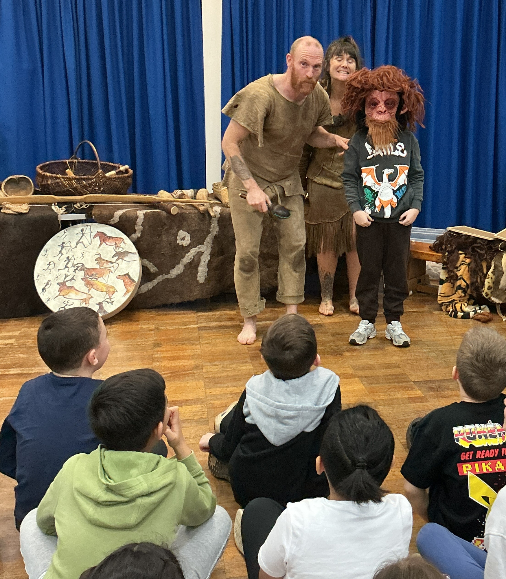 Lilleshall Primary School - Year 3 and 4 Stone Age Experience Day.